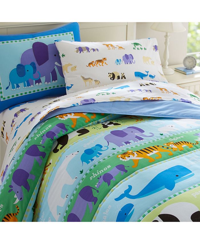 Wildkin Endangered Animals Twin Lightweight Comforter Set - Macy's