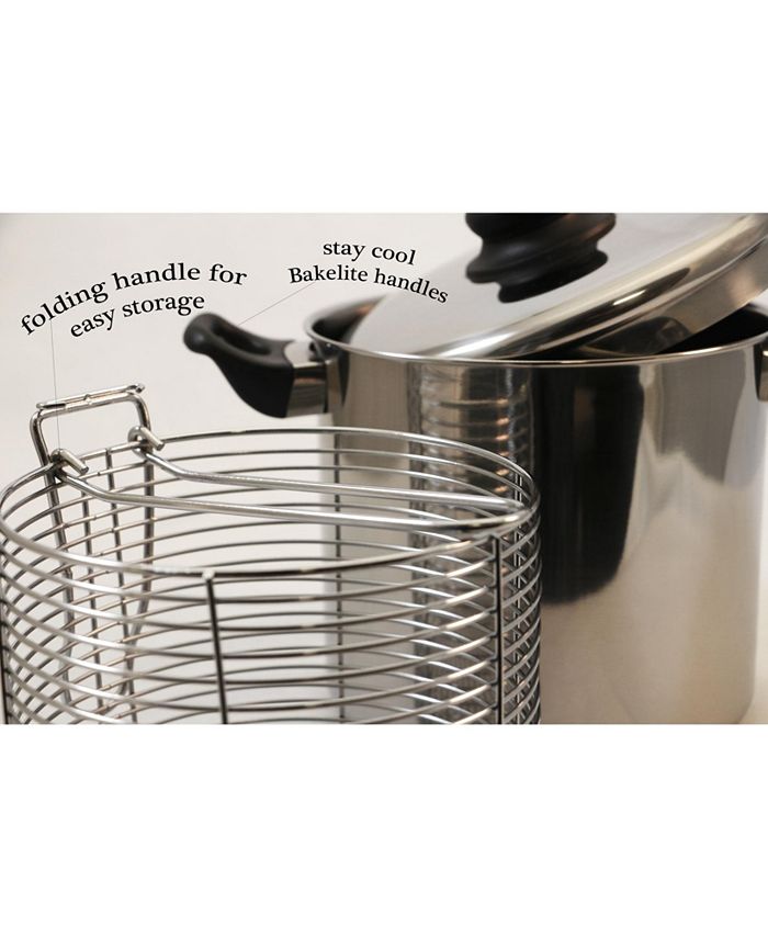 Cook Pro Cookpro 6 Qt Stainless Steel Stovetop Deep Fryer with ...