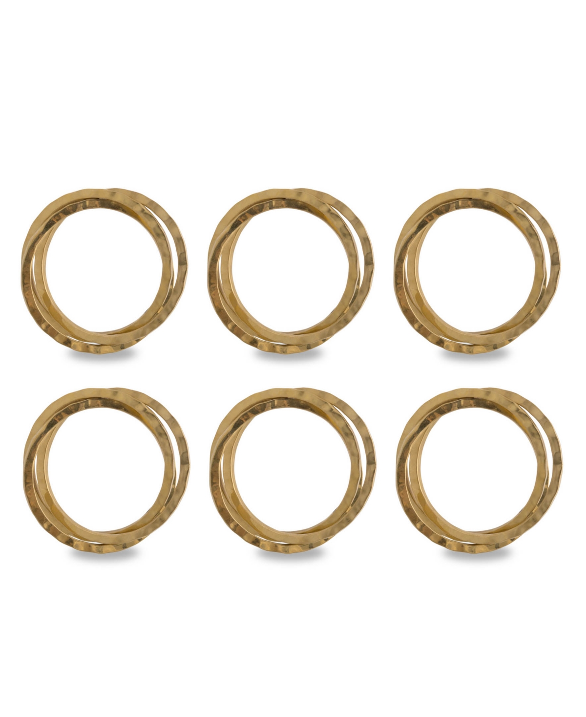Click here for Design Imports Intertwined Napkin Ring Set of 6 -... prices