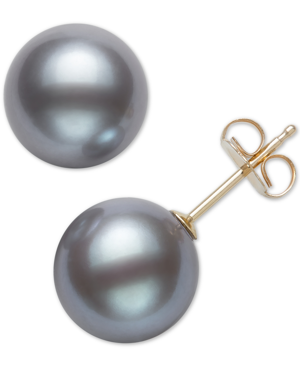Click here for Belle de Mer Cultured Freshwater Pearl Stud 14k Ye... prices
