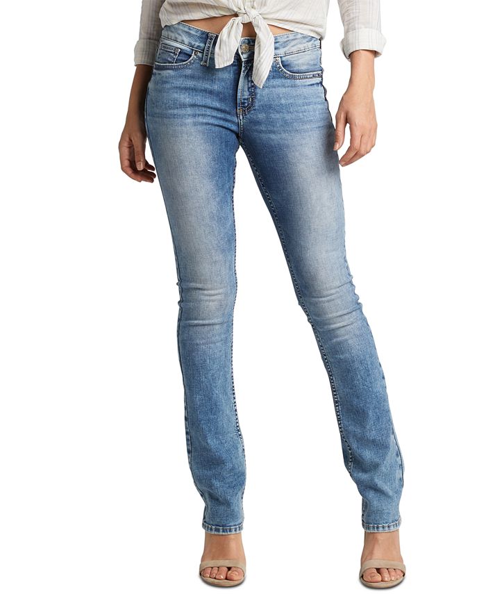 Silver Jeans Co. Elyse Slim Boot Jean - Macy's