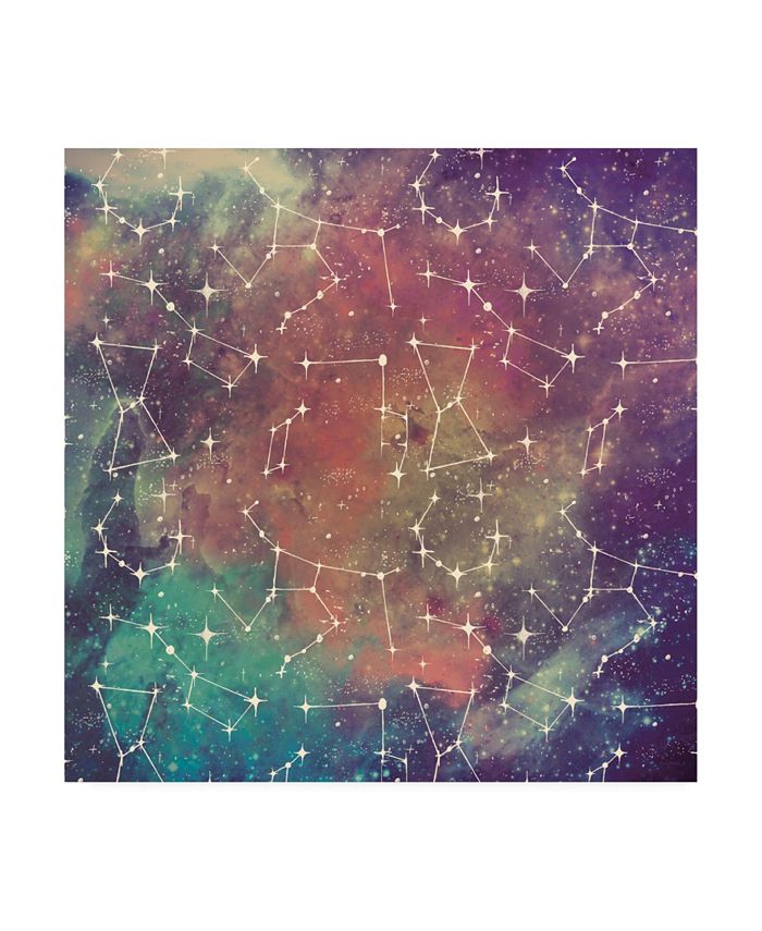 Trademark Global Mary Urban Universe Galaxy Pattern III Canvas Art - 15 ...