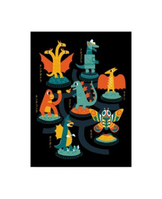 Trademark Global Michael Buxto Tokyo Zoo Canvas Art - 19.5" x 26" - Macy's