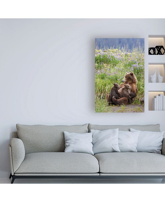 Trademark Global Renee Doyle In a Mothers Arms Canvas Art - 15.5" x 21 ...