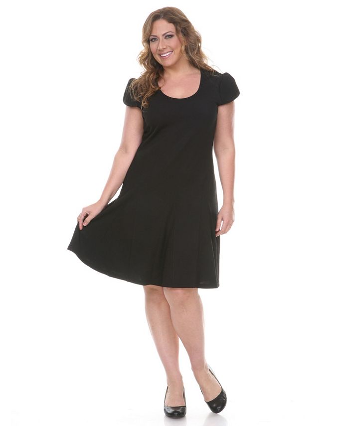 White Mark Women's Plus Size Cara Dress - Macy's