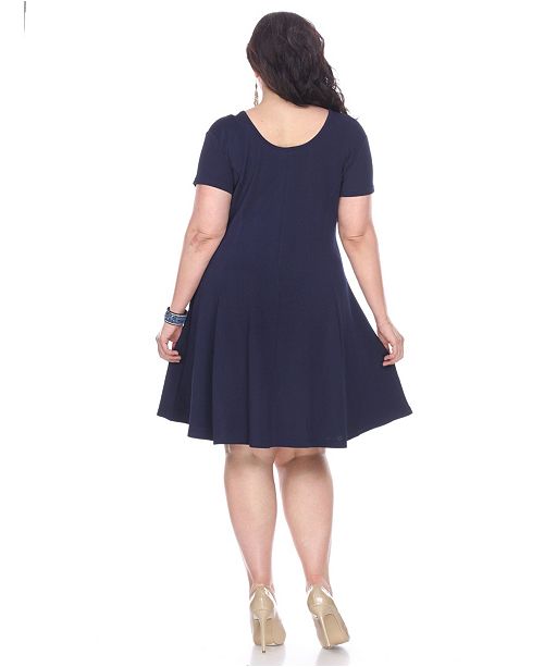 White Mark Women's Plus Size Cara Dress & Reviews - Dresses - Women ...