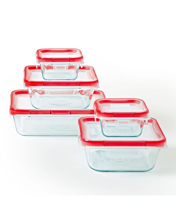 Pyrex Freshlock 10-Pc. Storage Set - Macy's