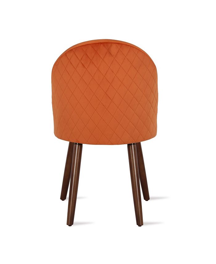 Novogratz Collection NovoGratz Burma Upholstered Dining Chair, 2-Pack ...