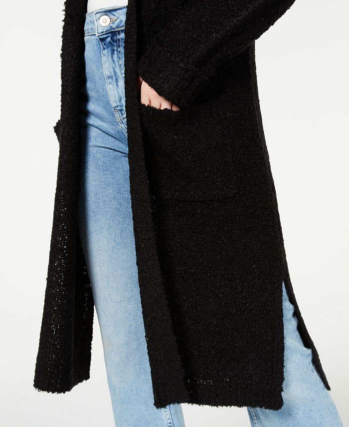 Hooked Up by IOT Juniors' Textured Duster Cardigan - Macy's