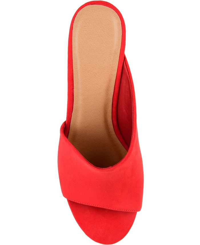 Journee Collection Women's Allea Block Heel Dress Sandals - Macy's