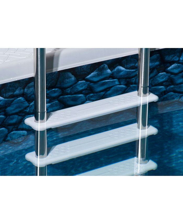 Blue Wave Standard Stainless Steel in Pool Ladder for Above Ground ...