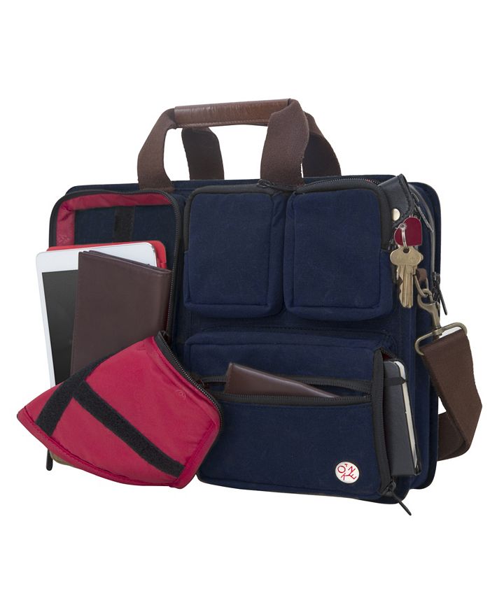Manhattan Portage Waxed Hewes Briefcase - Macy's
