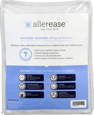 AllerEase Hot Water Wash Deep-Pocket Mattress Pad, Full - Macy's