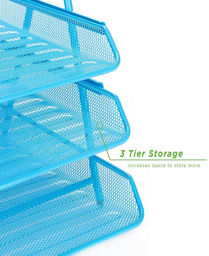 Mind Reader 3 Tier Paper Tray Desk Organizer - Macy's