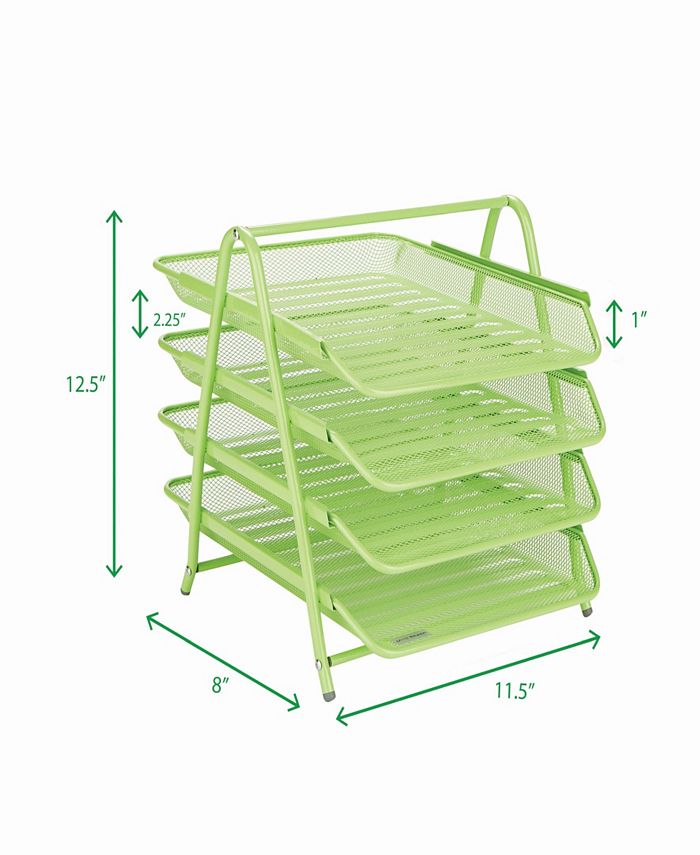 Mind Reader 4 Tier Paper Tray Desk Organizer - Macy's