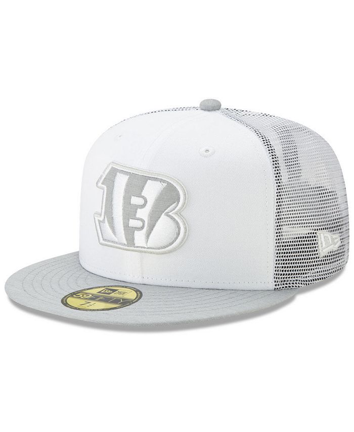 Lids New Era Cincinnati Bengals White Cloud Meshback 59FIFTY Cap - Macy's