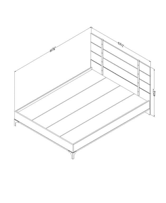 South Shore Valet Bed, Queen - Macy's