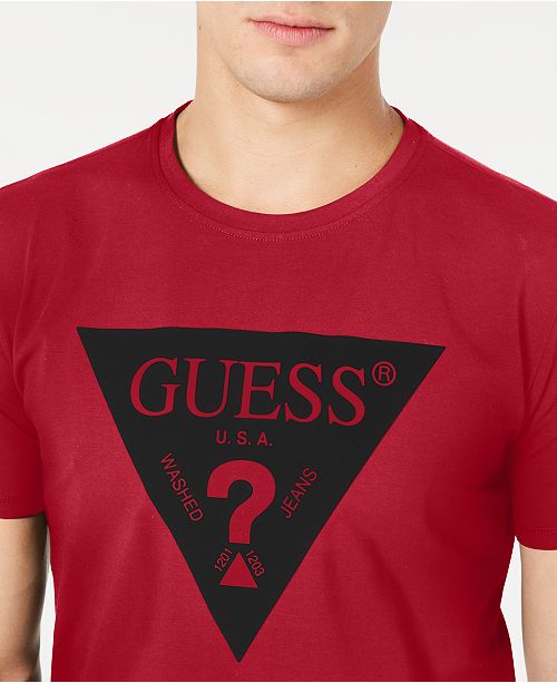 GUESS Men's Packed Logo Graphic T-Shirt & Reviews - T-Shirts - Men - Macy's