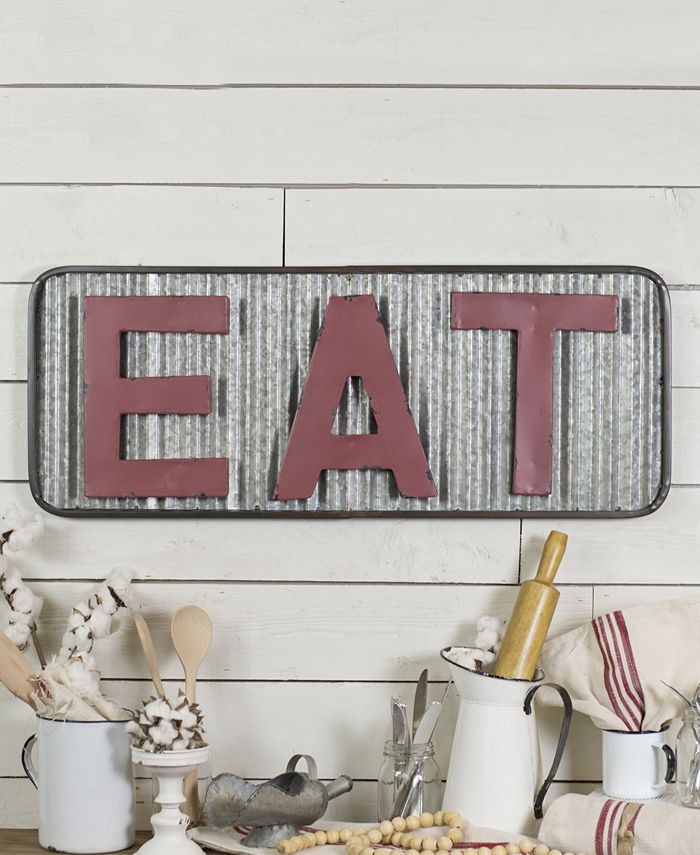 VIP Home & Garden VIP Home International Metal "Eat" Sign - Macy's