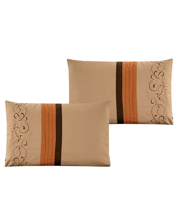 Luxlen Galloway 7 Piece Comforter Set, Queen & Reviews - Comforter Sets ... Luxlen Galloway 7 Piece Comforter Set, Queen & Reviews - Comforter Sets ...