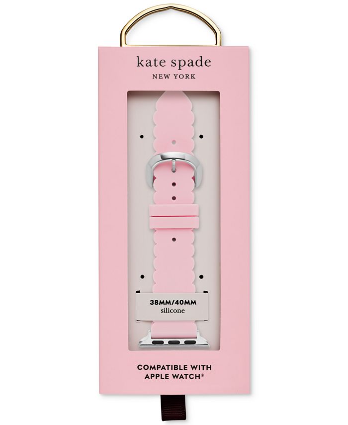 kate spade new york Women’s Interchangeable Pink Scalloped Silicone ...