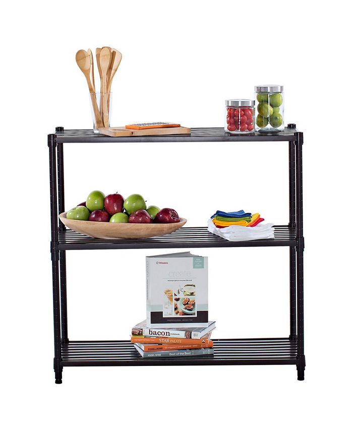 TRINITY 3-Tier Slat Shelving Rack - Macy's