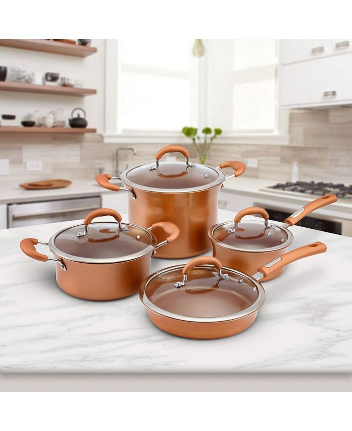 Hamilton Beach 8-Piece Cookware Set - Macy's