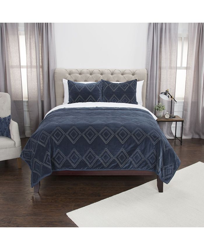 Rizzy Home Riztex USA Auden Quilt, King - Macy's