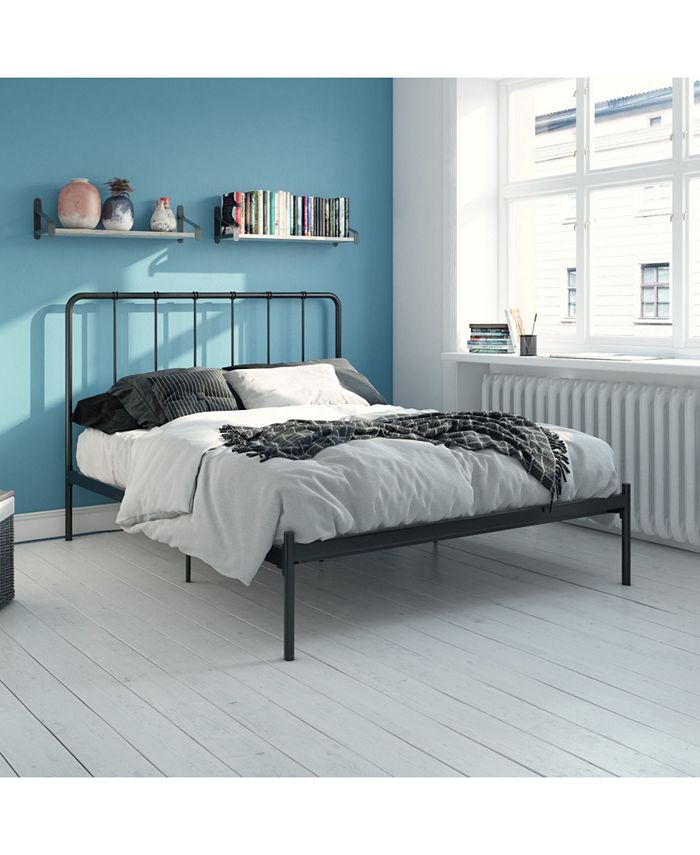 EveryRoom Arya Metal Bed, Queen Size - Macy's