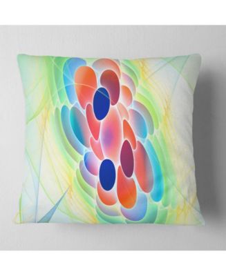 Design Art Designart Fractal Virus Under Microscope Abstract Throw ...