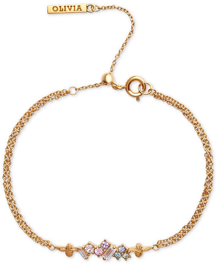 Olivia Burton Crystal Bee Bolo Bracelet - Macy's