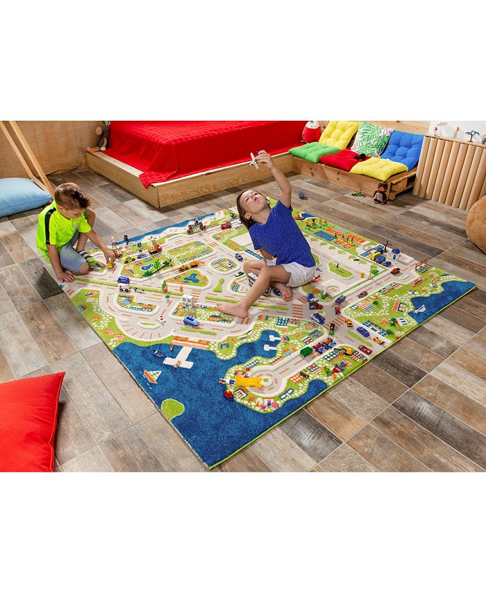 IVI Mini City 3D Play Rug - Macy's