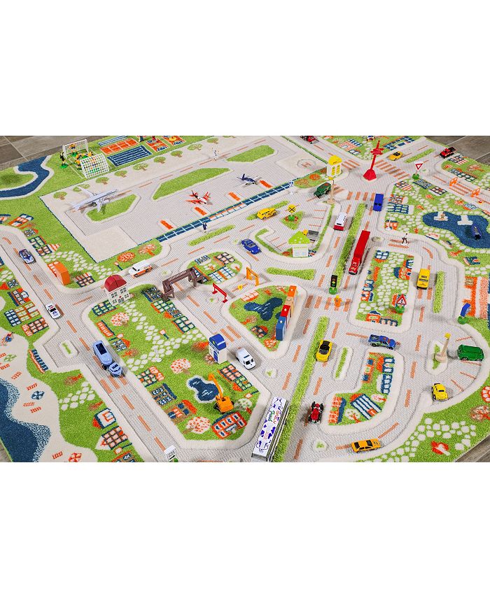 IVI Mini City 3D Play Rug - Macy's