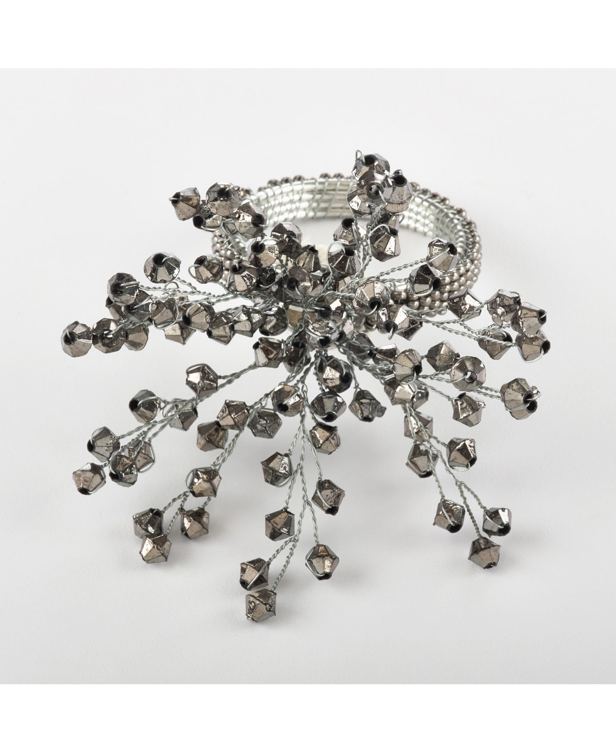 Click here for Saro Lifestyle Napkin Ring Collection Beaded Napki... prices
