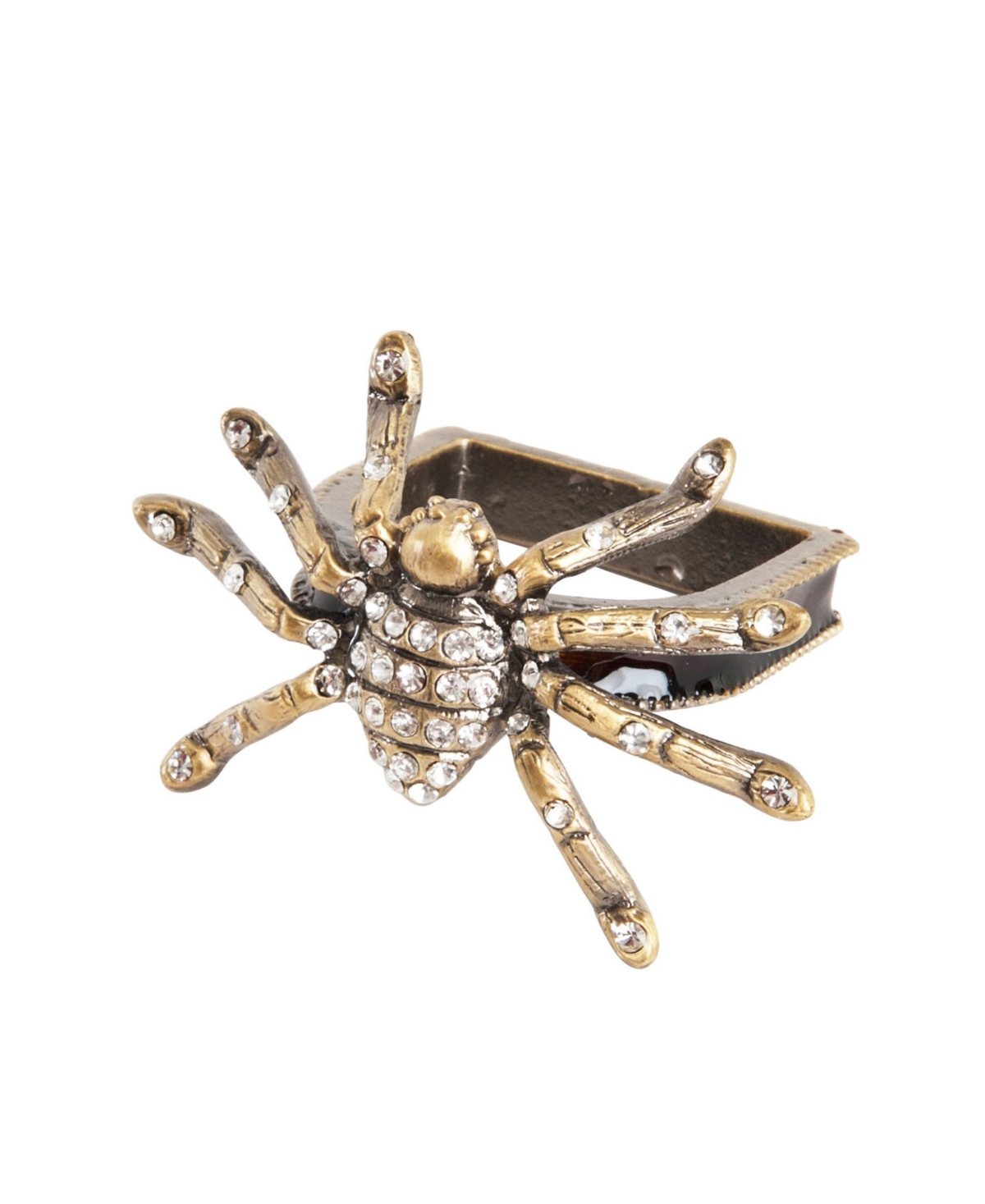 Click here for Saro Lifestyle Spider Napkin Ring  Set of 4 - Gold prices