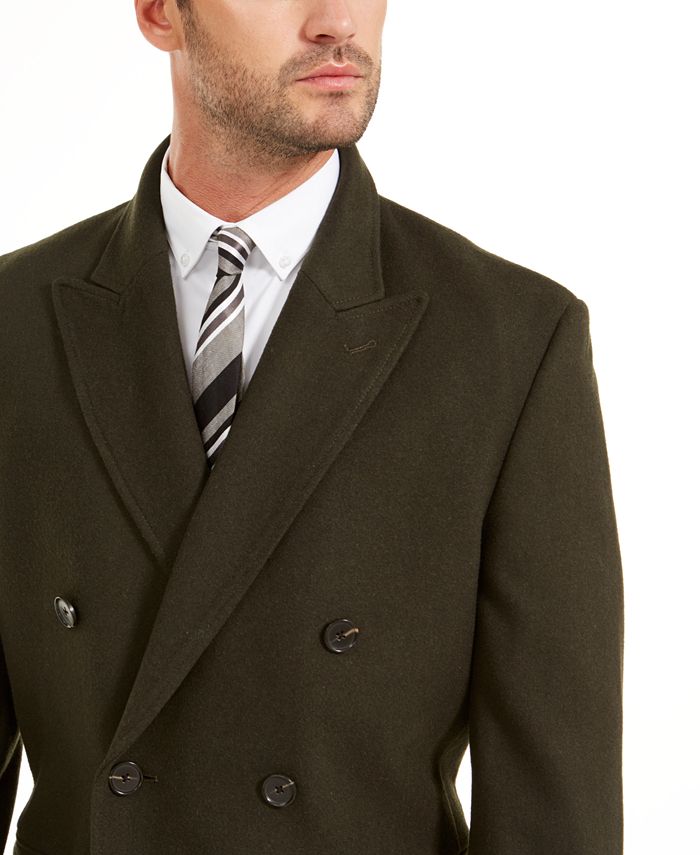 Calvin Klein Men's Monarch X-Fit Slim-Fit Overcoat - Macy's