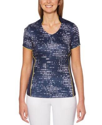 PGA TOUR Printed Golf Top - Macy's