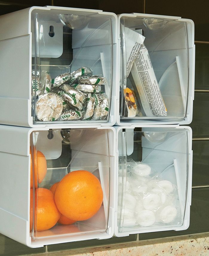 Deflecto Interlocking Storage Organizer - Macy's