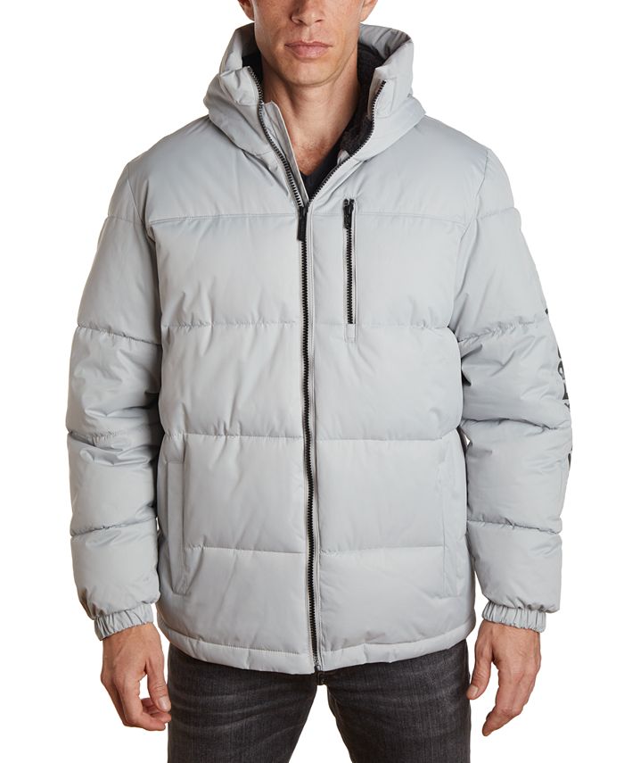 Members Only Men's Twill Block Puffer Jacket - Macy's