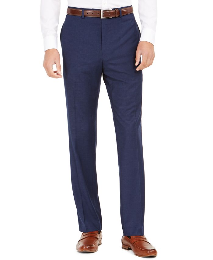 Club Room Men's Classic-Fit Mini-Grid Suit - Macy's