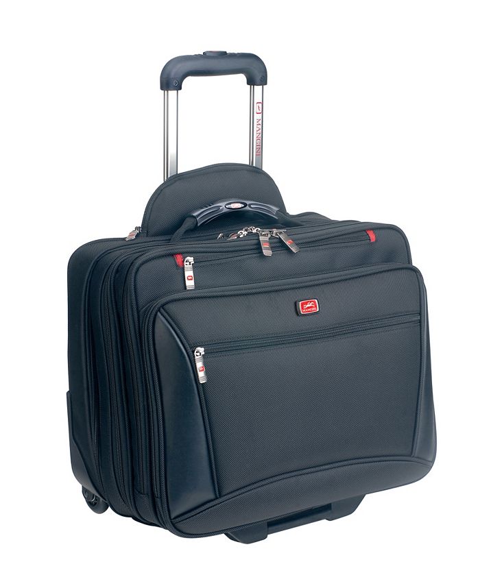 Mancini Biztech Collection Wheeled Laptop/ Tablet Briefcase - Macy's