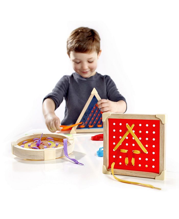 Guidecraft, Inc Guidecraft Geo Shape Lacing - Macy's