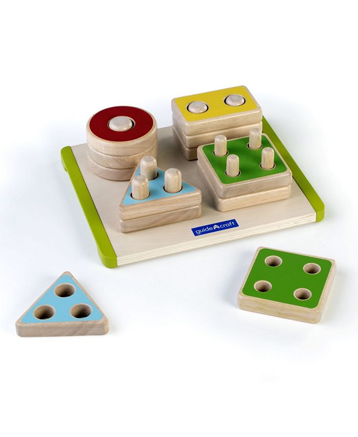 Guidecraft, Inc Guidecraft Sort and Stack Shapes - Macy's