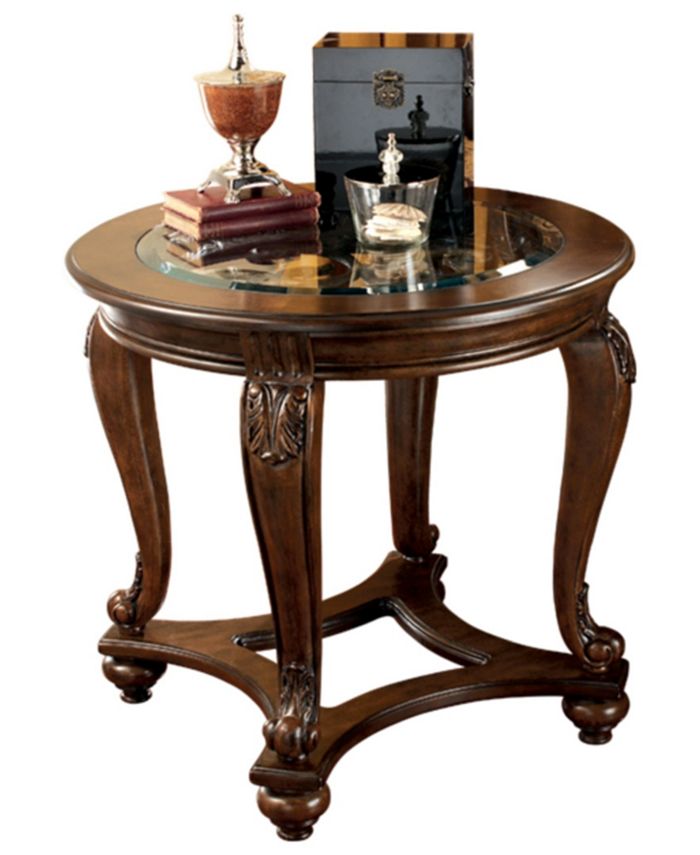 Signature Design By Ashley Ashley Furniture Norcastle End Table - Macy's
