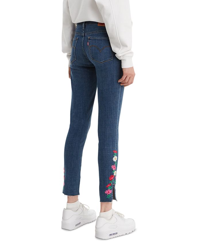Levi's Women's 711 Embroidered Skinny Jeans - Macy's