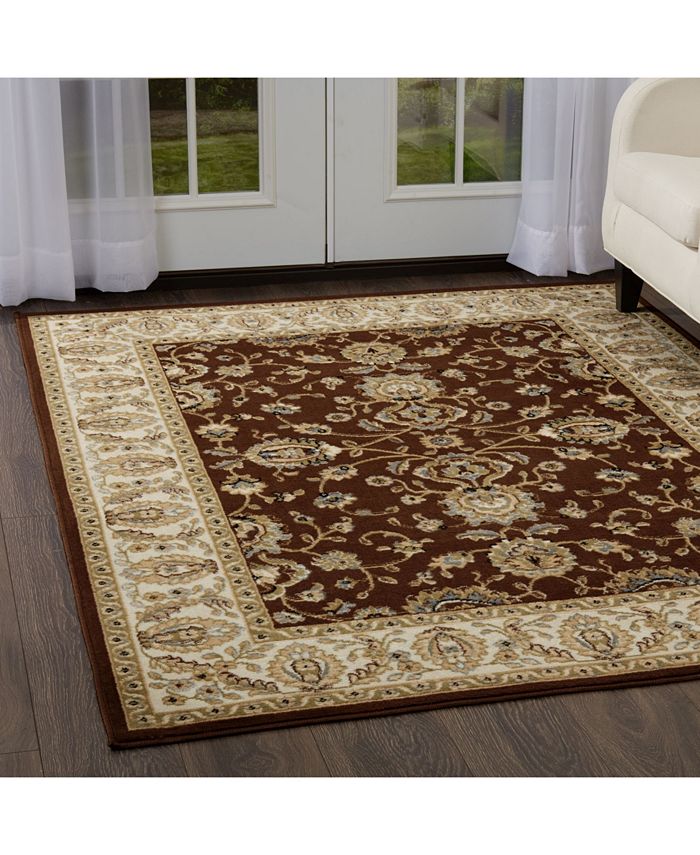 Global Rug Designs Vision VIS09 Brown 7'8" x 10'4" Area Rug - Macy's