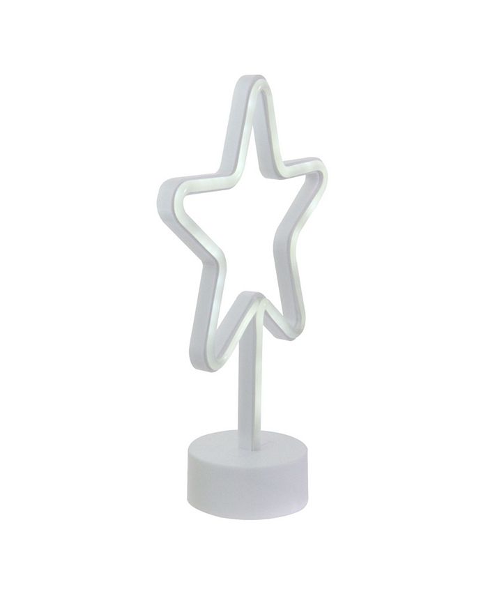 Northlight Battery Operated Neon Style LED Star Table Light & Reviews ...