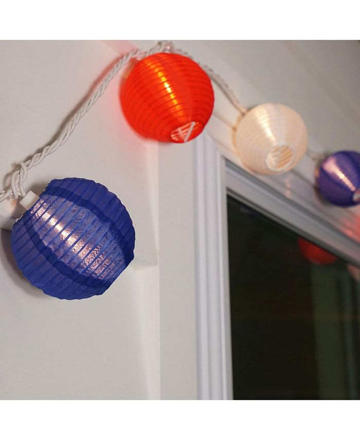 Northlight Set of Round Chinese Lantern String Lights - Macy's