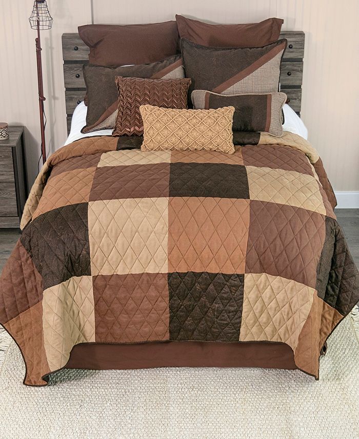 American Heritage Textiles Winchester Crochet Decorative Pillow, 11" x ...