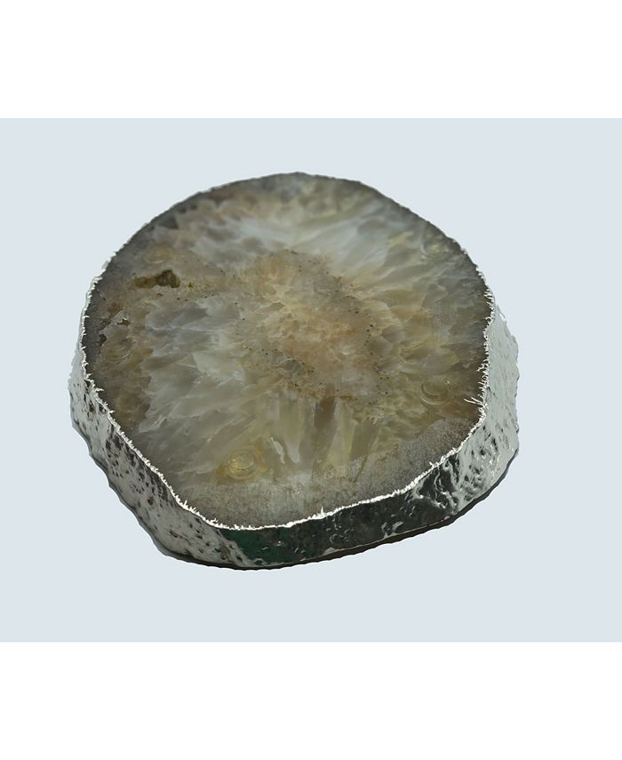 Nature's Decorations - Thick Large Agate Trivet - Macy's